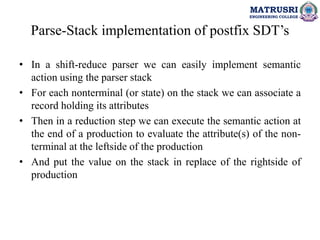 Compiler Design UNIT III PPT (SDD, SDT).pdf