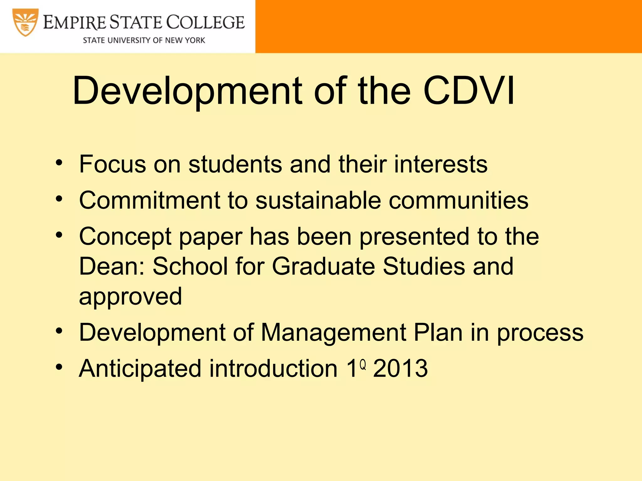 Cdvi presentation final | PPT