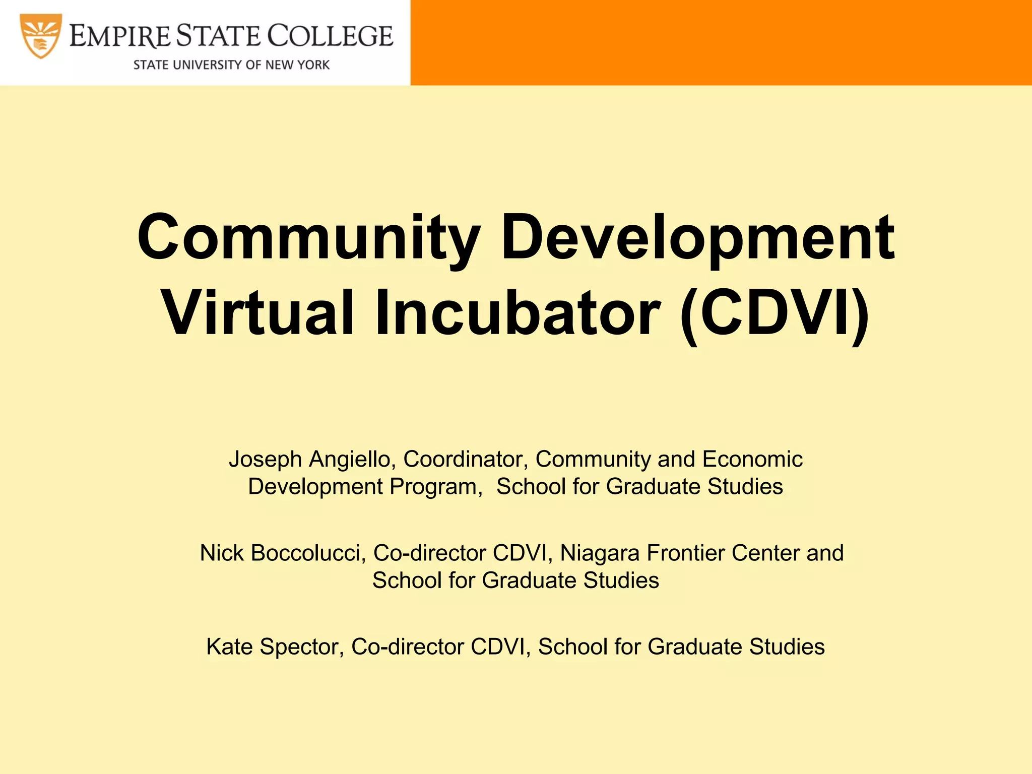 Cdvi presentation final | PPT