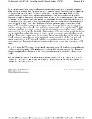 Cdvr service manual renr7941-00 _ sis - caterpillar | PDF