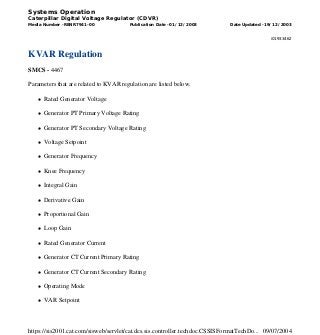 Cdvr service manual renr7941-00 _ sis - caterpillar | PDF