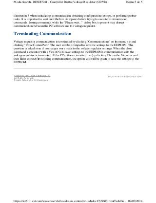 Cdvr service manual renr7941-00 _ sis - caterpillar | PDF