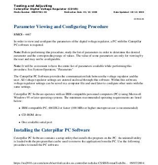 Cdvr service manual renr7941-00 _ sis - caterpillar | PDF