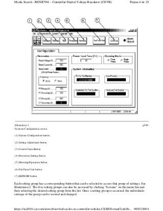 Cdvr service manual renr7941-00 _ sis - caterpillar | PDF
