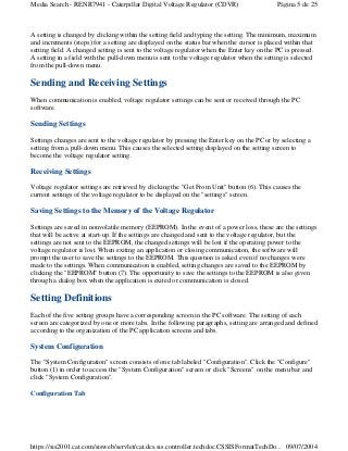 Cdvr service manual renr7941-00 _ sis - caterpillar | PDF