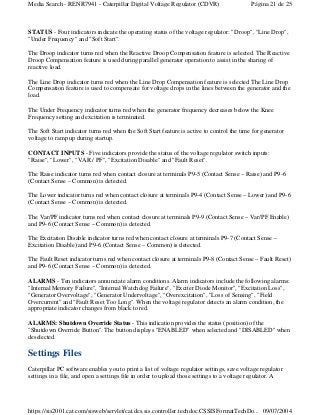 Cdvr service manual renr7941-00 _ sis - caterpillar | PDF