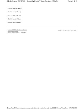 Cdvr service manual renr7941-00 _ sis - caterpillar | PDF