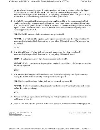 Cdvr service manual renr7941-00 _ sis - caterpillar | PDF