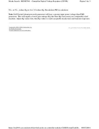 Cdvr service manual renr7941-00 _ sis - caterpillar | PDF