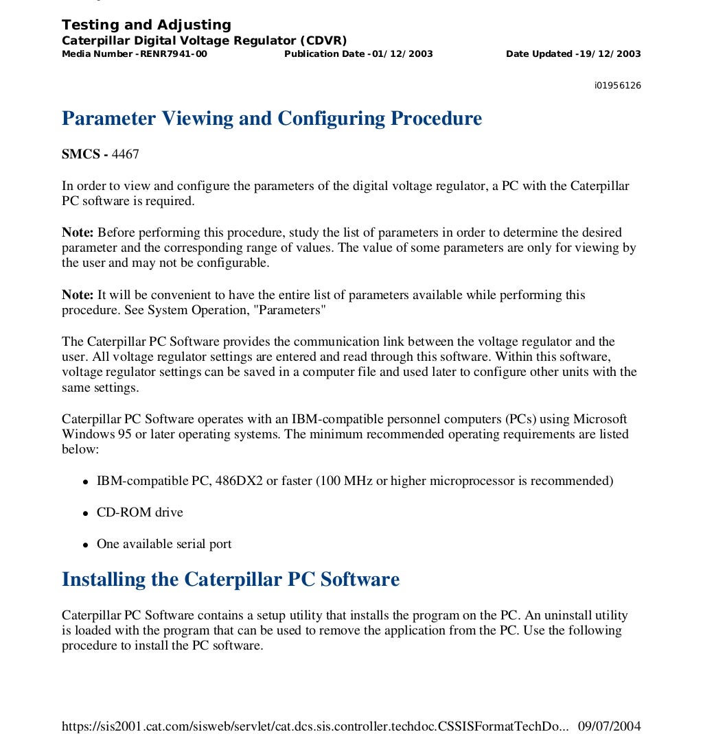 Cdvr service manual renr7941-00 _ sis - caterpillar | PDF | Radio ...