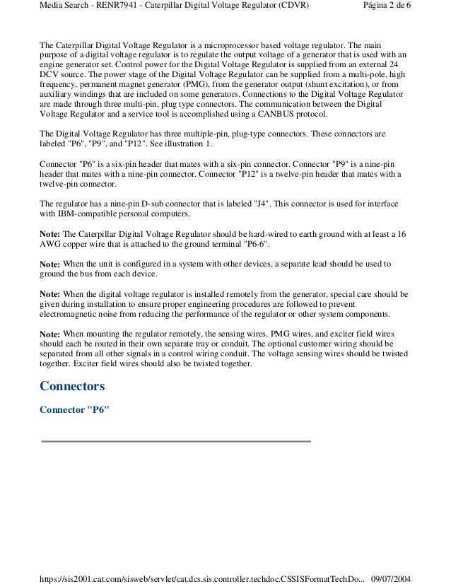 Cdvr service manual renr7941-00 _ sis - caterpillar | PDF | Radio Control | Hobbies & Interests