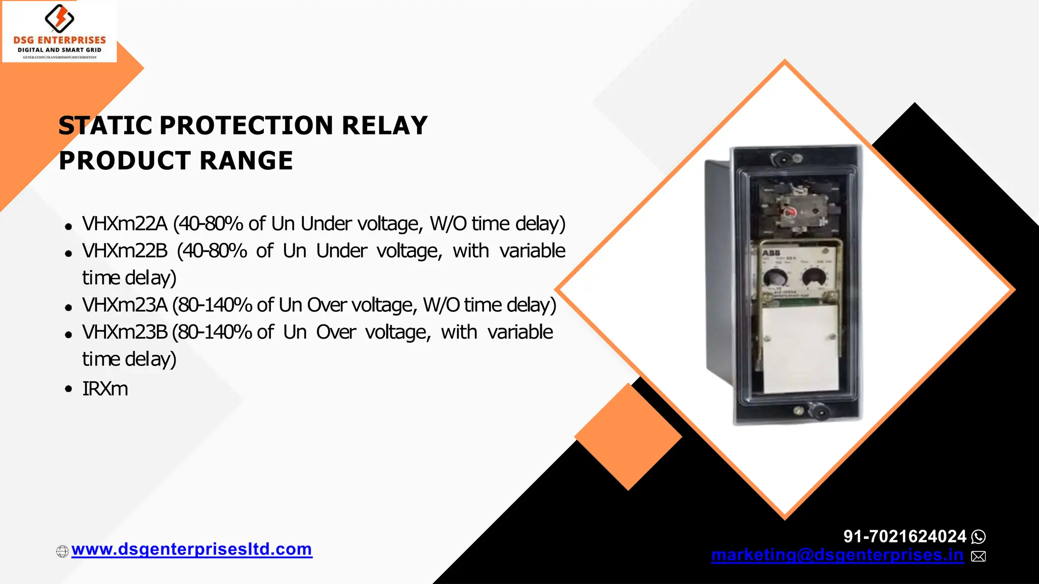 Enhancing Electrical System Safety with ABB VHXM22A Static Protection ...