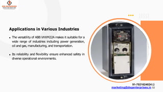 Enhancing Electrical System Safety with ABB VHXM22A Static Protection ...