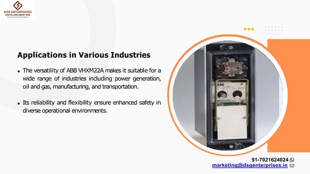 Enhancing Electrical System Safety with ABB VHXM22A Static Protection ...