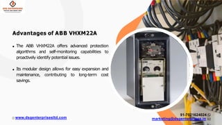 Enhancing Electrical System Safety with ABB VHXM22A Static Protection ...