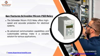 Introduction to Schneider Micom P123 Relay: Enhancing Power System ...