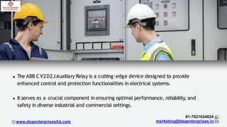 Elevating Performance with the ABB CV2D2J Auxiliary Relay: Key Features ...