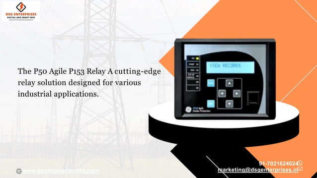 Key Features and Benefits of the P50 Agile P153 Relay | PPTX | Computer Software and ...