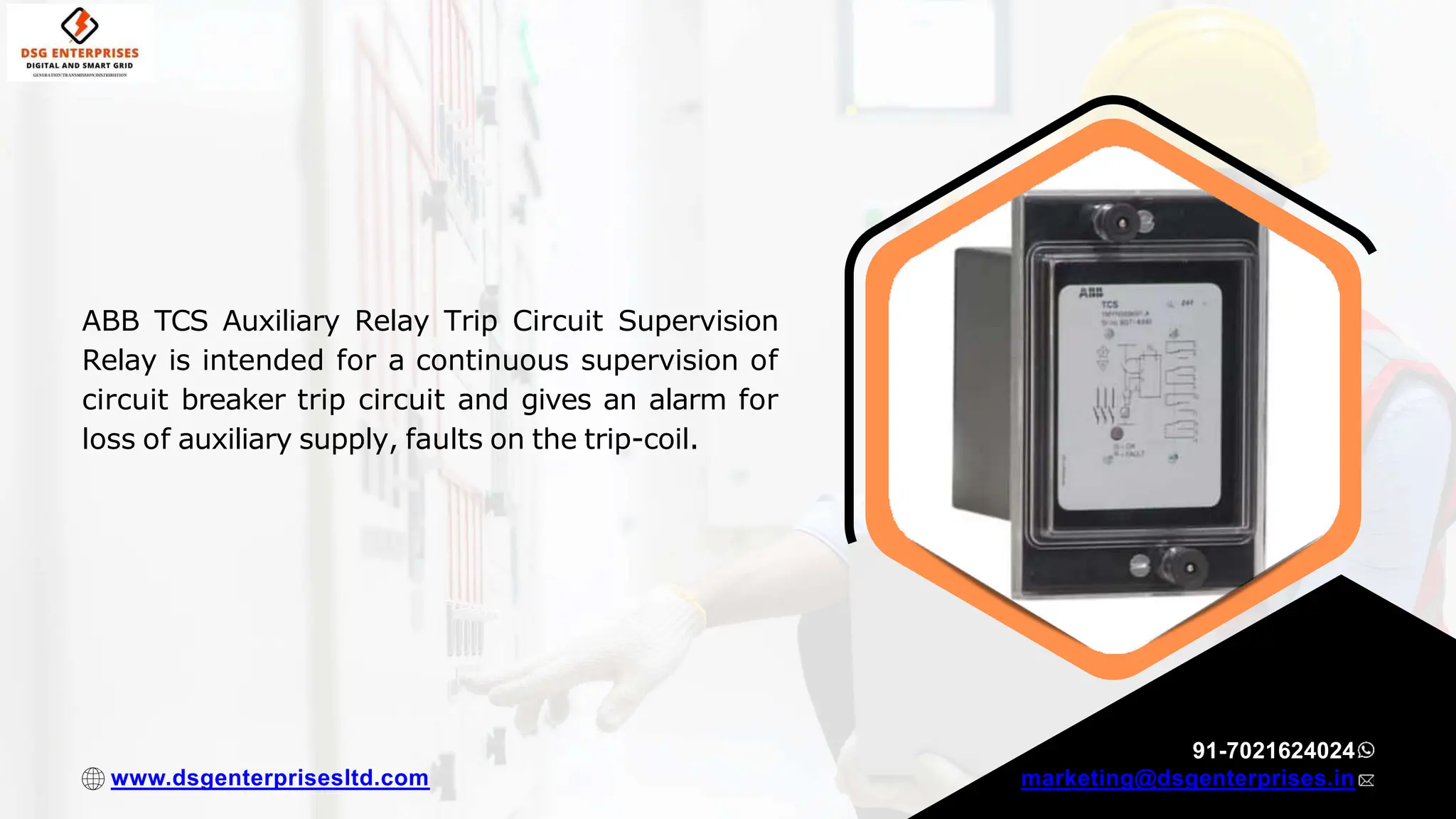 ABB TCS Auxiliary Relay for Reliable Trip Circuit Supervision | PPTX
