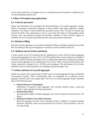 A Documentation on Construction and Demolition waste | PDF