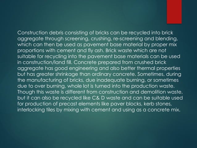 C&D waste management and onsite Dust Mitigation .pptx