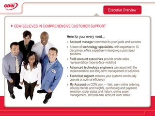 CDW Overview | PPT | Information Services Industry | Industries