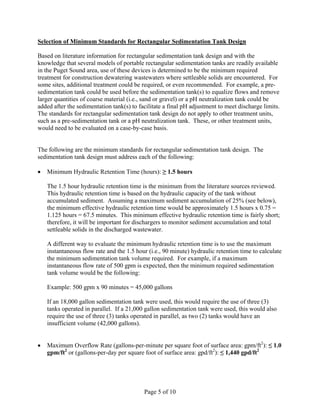 Cdw sed tank_tech_memo1111 | PDF | Geology | Science