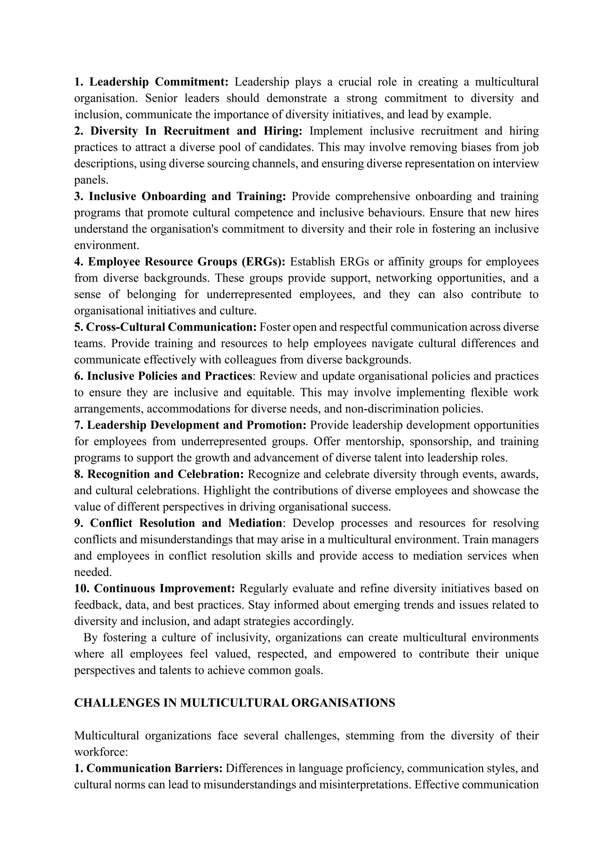 unit 4 Skills and Competencies on Cultural Diversity at Workplace | PDF