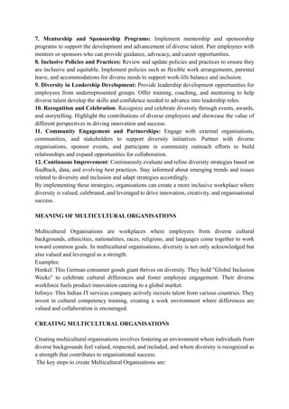 unit 4 Skills and Competencies on Cultural Diversity at Workplace | PDF