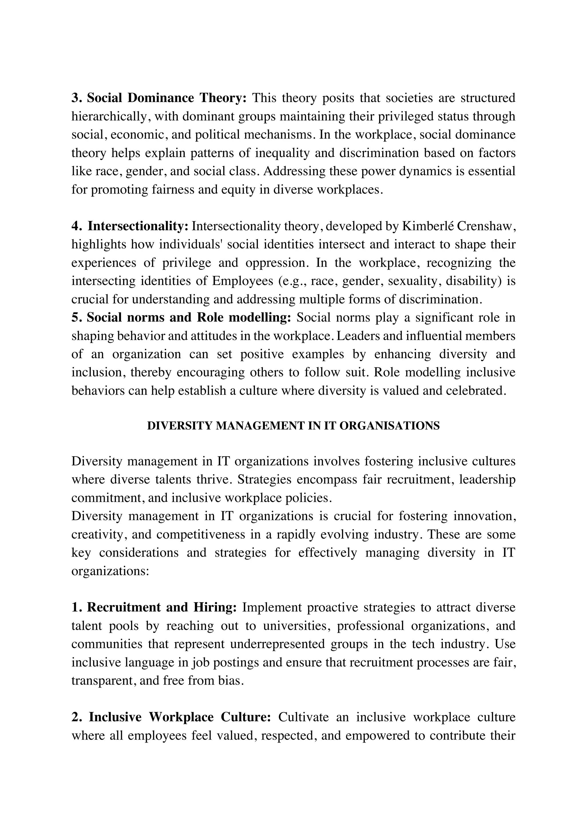 unit 5 Recent trends in Diversity Management | PDF