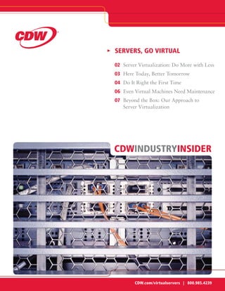 Cdw Virtualization | PDF | Cloud Computing | Internet