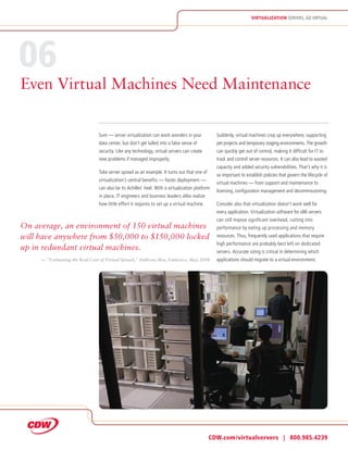 Cdw Virtualization | PDF | Cloud Computing | Internet