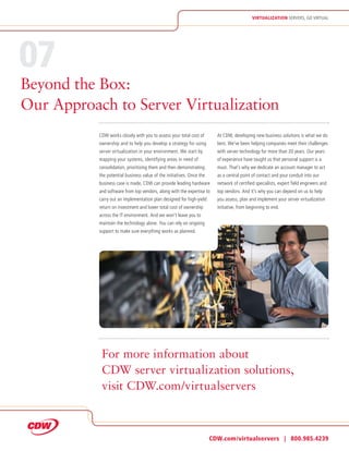 Cdw Virtualization | PDF | Cloud Computing | Internet