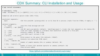 CDX Summary: Web Archival Collection Insights | PPT