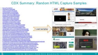 CDX Summary: Web Archival Collection Insights | PPT