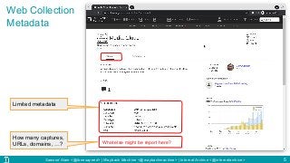 CDX Summary: Web Archival Collection Insights | PPT