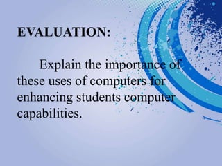 Computer Capabilities | PPT