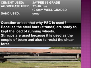 STEEL BRIDGE GIRDERS & PSC BRIDGE SLABS | PPTX