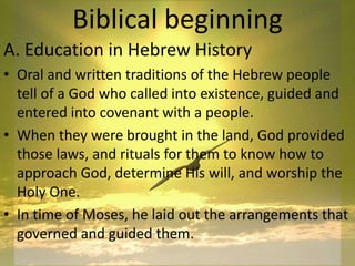 Christian Education in Historical Perspective | PPTX