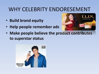 CELEBRITY ENDORSEMENT | PPTX