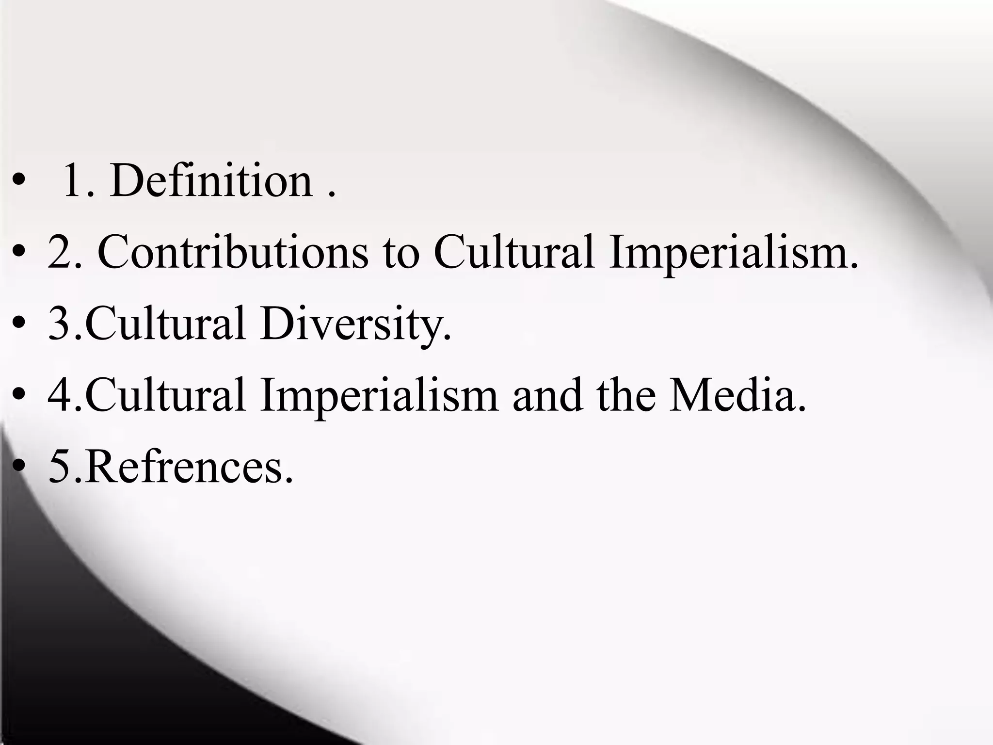 Cultural Imperialism | PPTX
