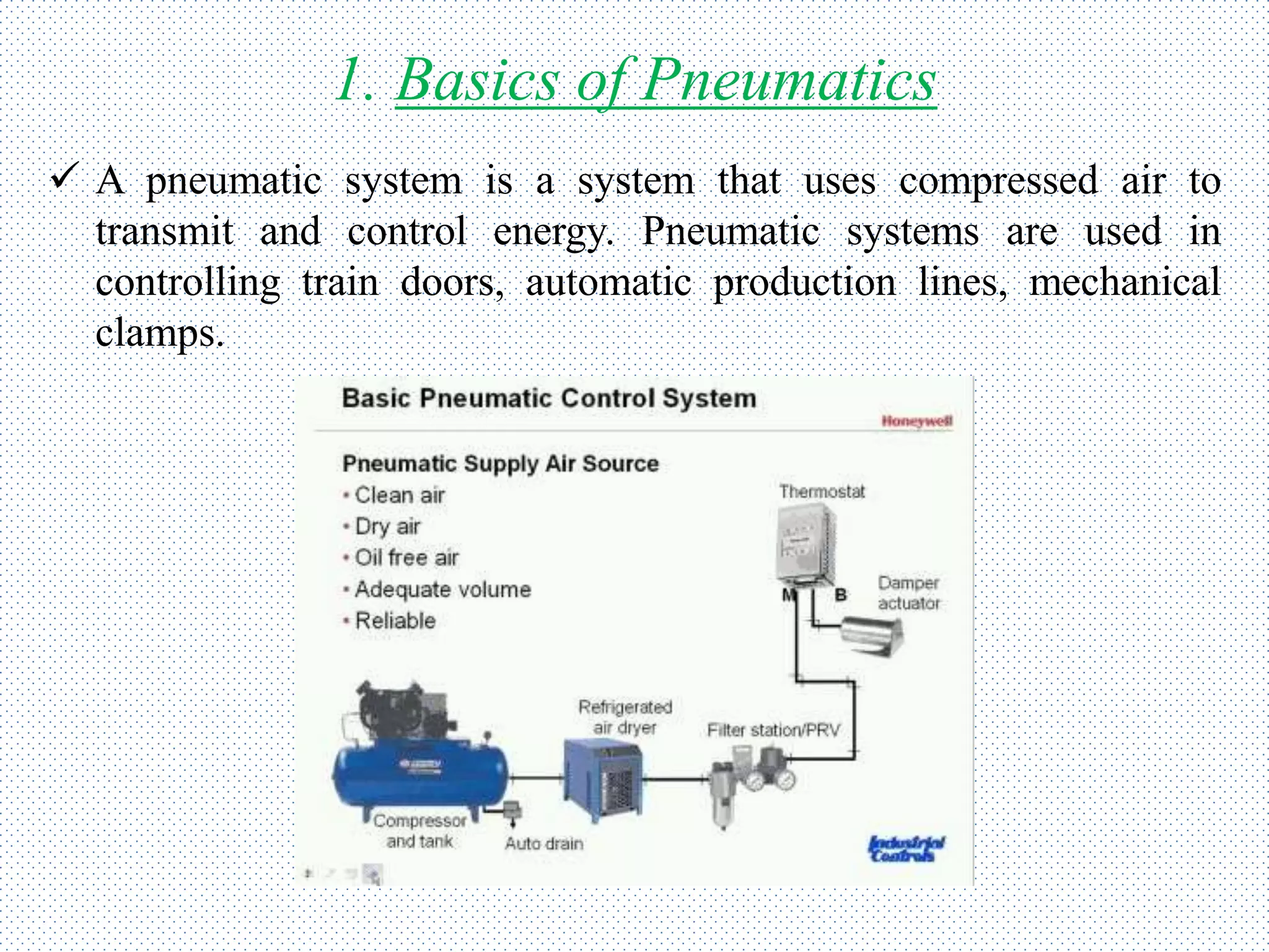 Pneumatic Control System & ITS Components | PPTX