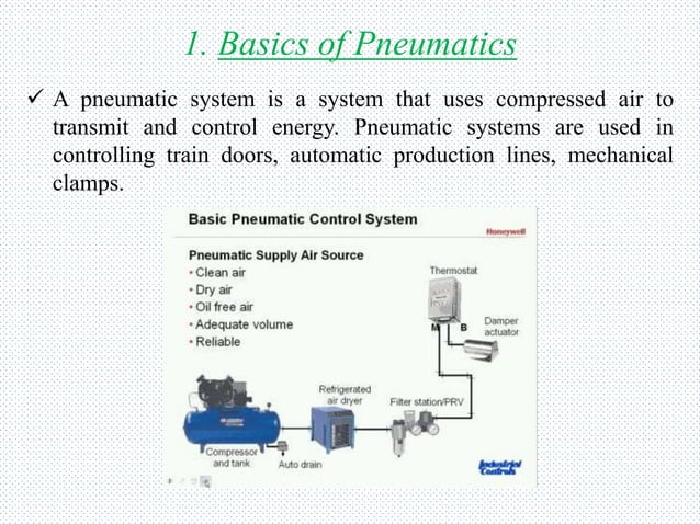 Pneumatic Control System & ITS Components | PPTX | Automotive