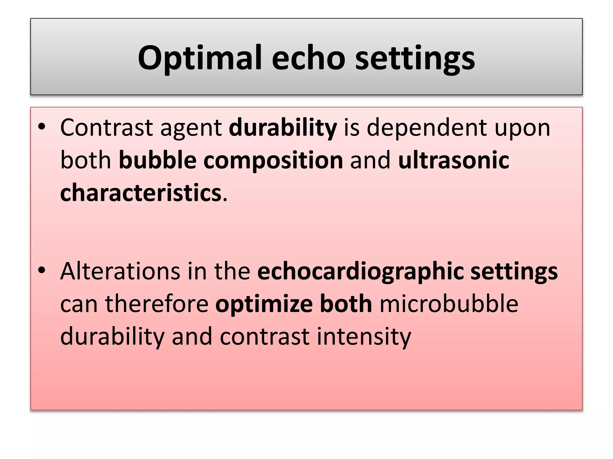 Contrast Echocardiography | PPTX