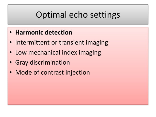 Contrast Echocardiography | PPTX