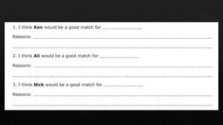 Get to know each other- Introduce yourself | PPTX