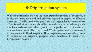 Ce 317 irrigation and hydraulic structures 6th | PPTX