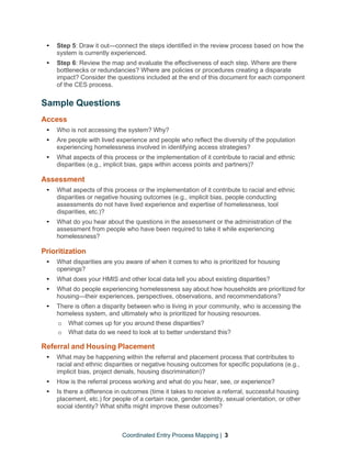 Department of Housing and Urban Development – CE Equity Coordinated ...