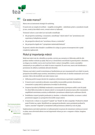 Ce este-marca | PDF