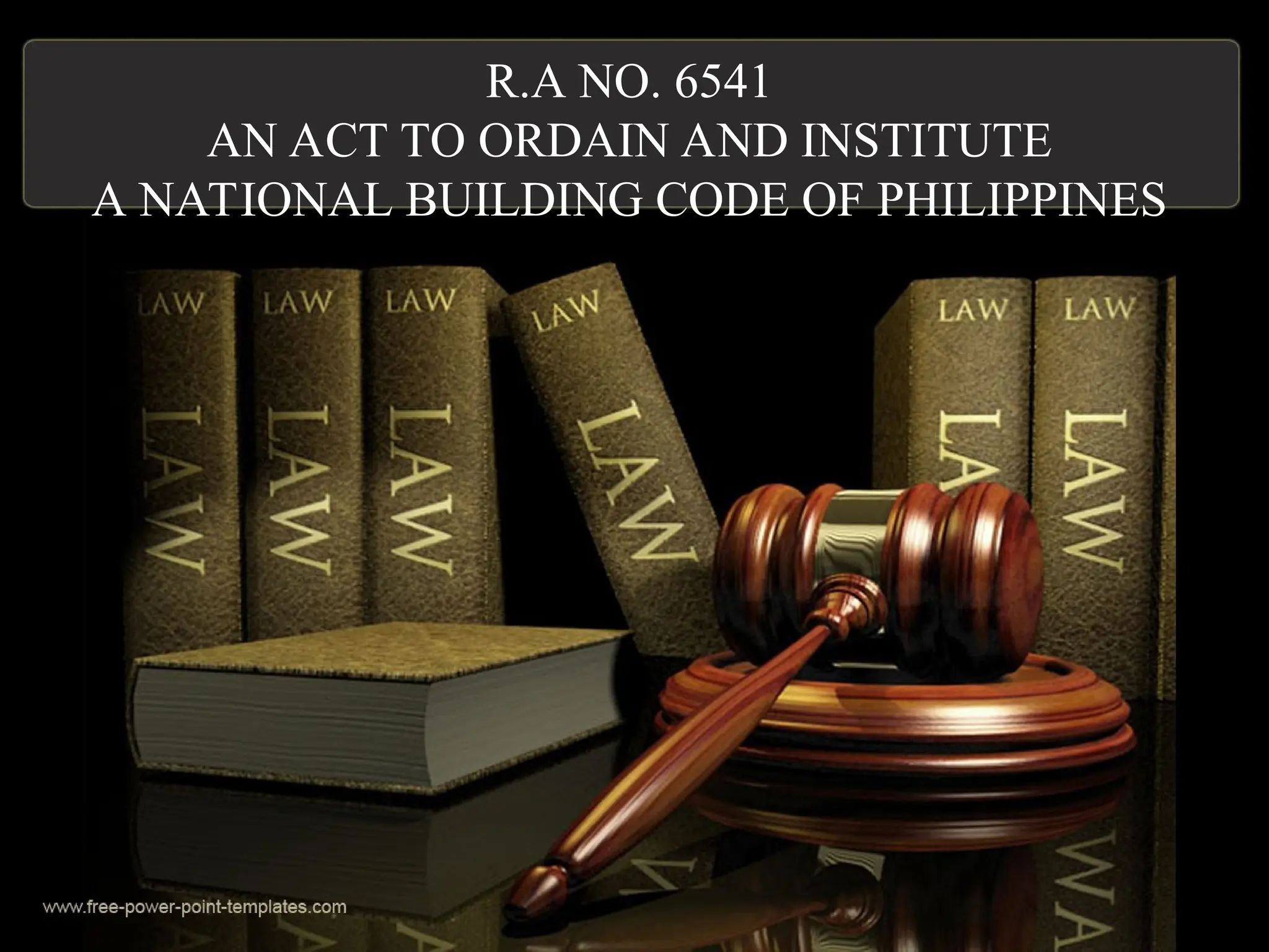 National Building Code of the Philippines (Republic Act no. 6541).pptx